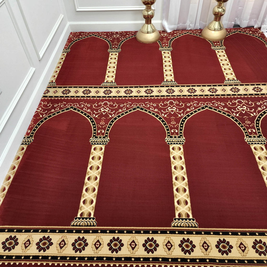 HEJAZ 8 ft x 8 ft Ready-to-use for Prayer Masjid Carpet Rug – MUSALLA ...