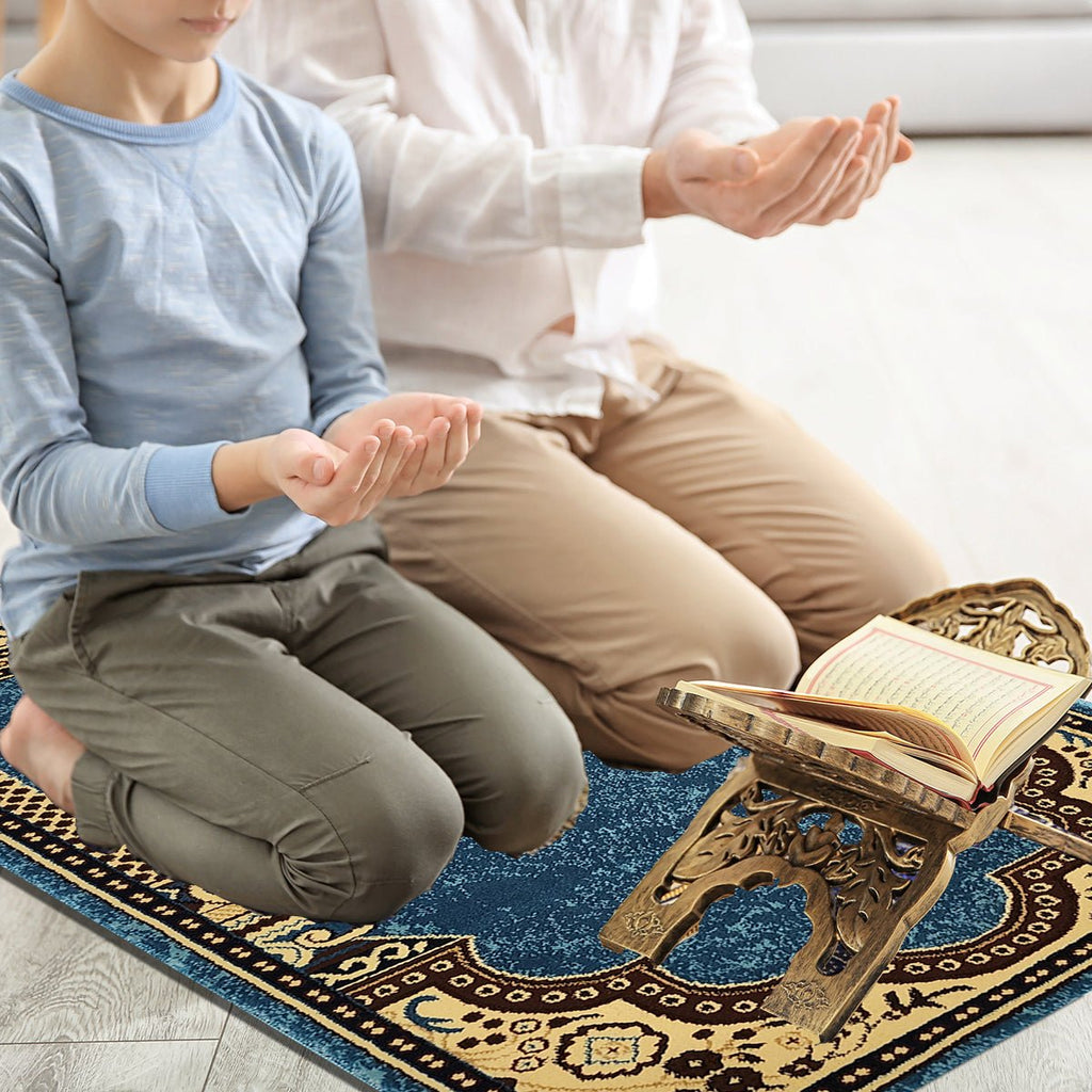 MAYSA Thick Comfy Prayer Rug – MUSALLA® Masjid Mosque Carpets Prayer ...