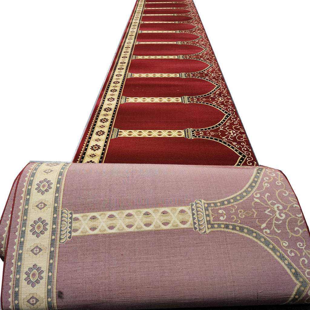 Musalla HEJAZ Muslim Prayer Runner Rug | Custom Size – MUSALLA® Masjid ...