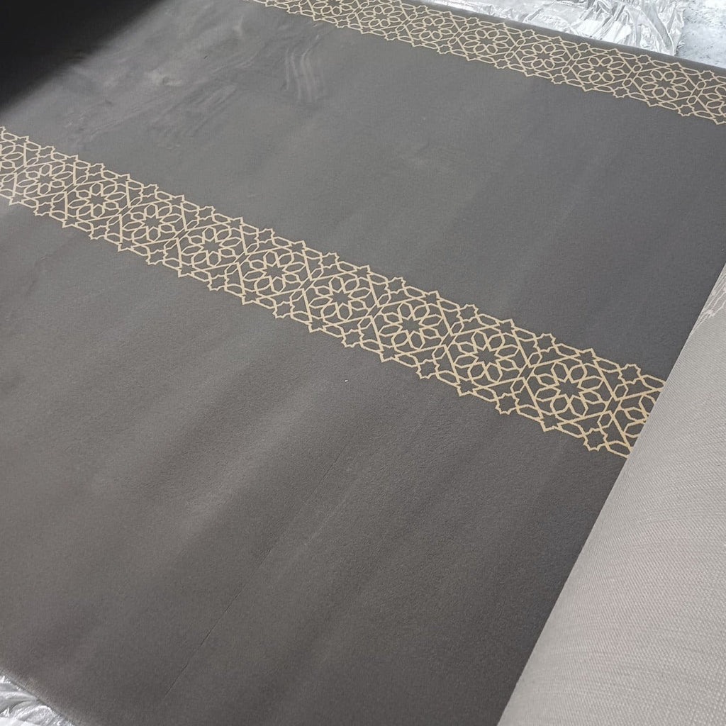 RAFAH SilverSilence™ Masjid Carpet: Refined Simplicity for Sacred Spac ...